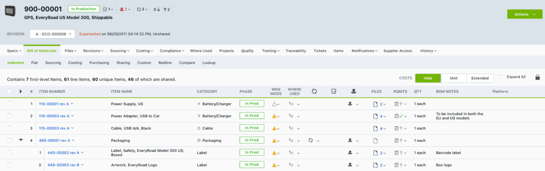 What is a Bill of Materials (BOM) and How Do You Create One? | Arena