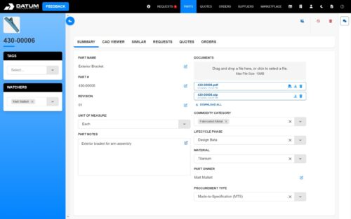 Arena - Datum Integration - Arena