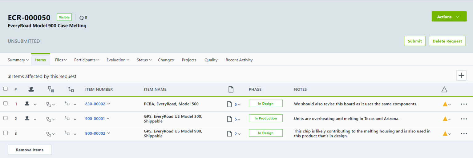 What is an Engineering Change Request (ECR)? | Arena