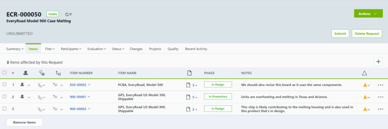 What is an Engineering Change Request (ECR)? | Arena