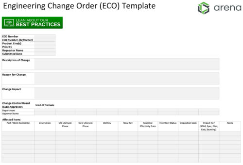 Change Order Proposal Definition | Arena